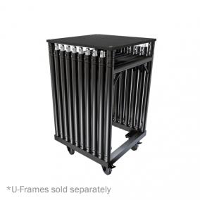 Global Truss F31PL Modular U Frame Dolly, 500mm - Black (QTC074E)
